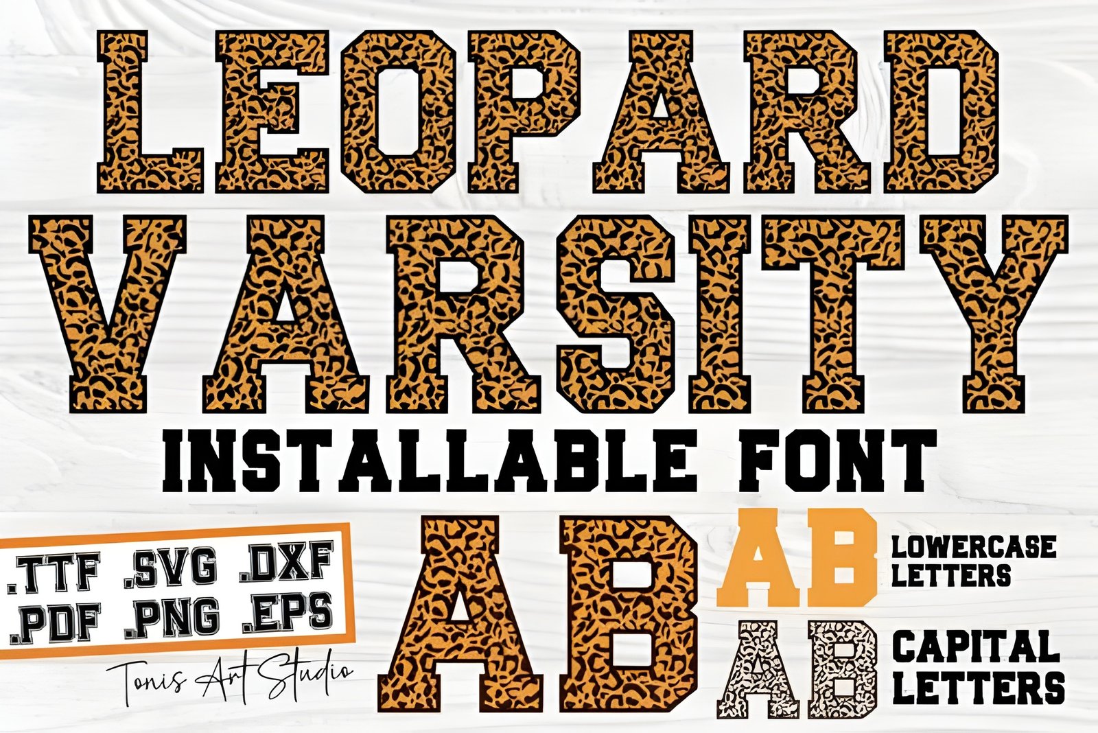 Ab Leopard Varsity Font - Download for Free