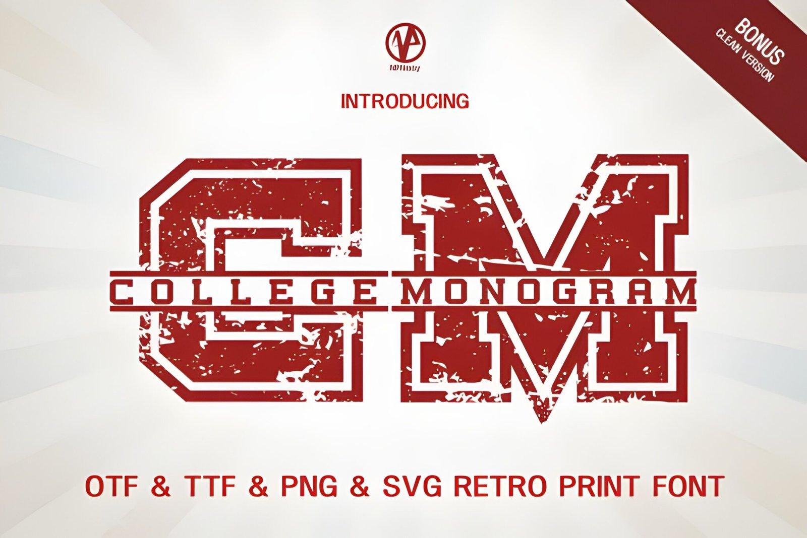 College Monogram Font - Download for Free