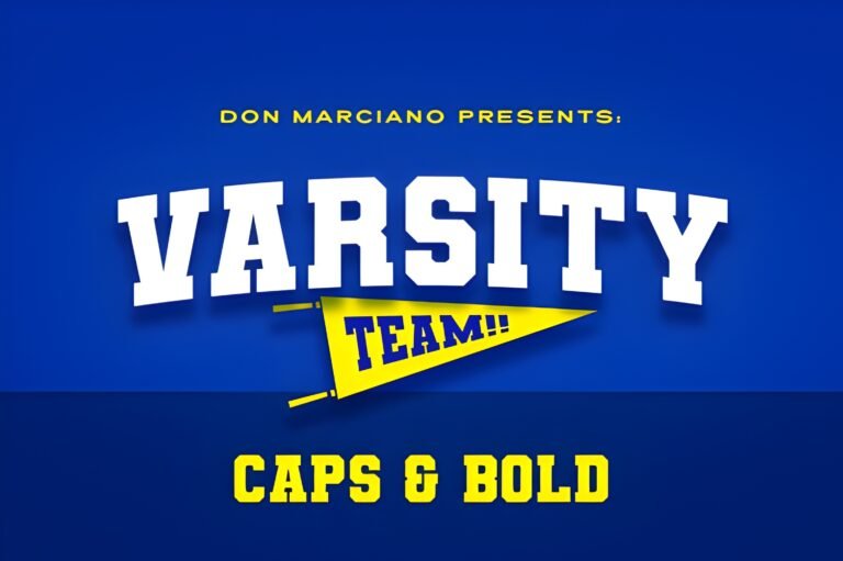 Varsity Team Font - Download for Free