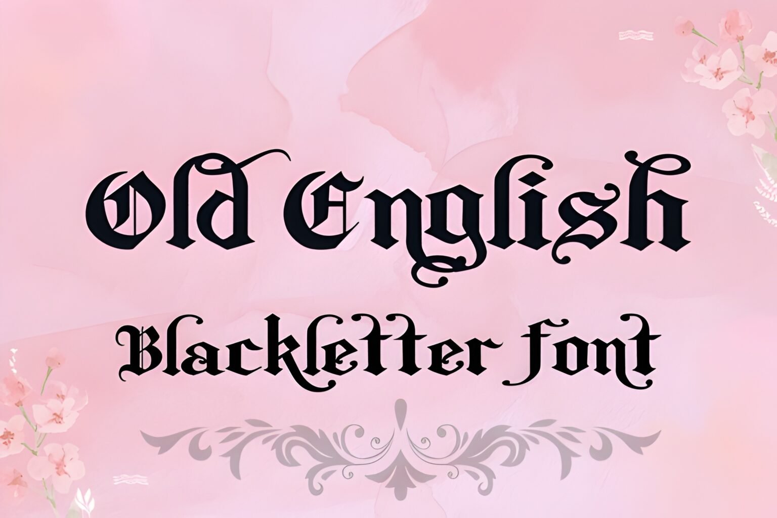 Old English Blackletter Font - Download for Free