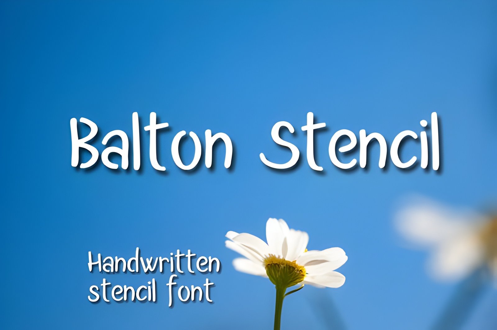Balton Stencil Instagram Font - Download for Free