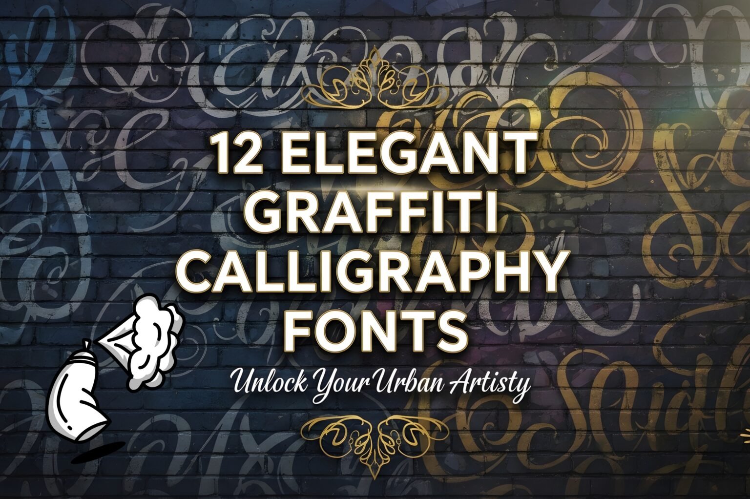 12 Elegant Graffiti Calligraphy Fonts (Stylish Street Script Picks)