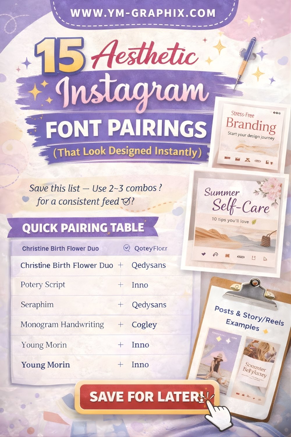 Best Instagram Font Pairings: 15 Combos for Carousels & Reels Covers