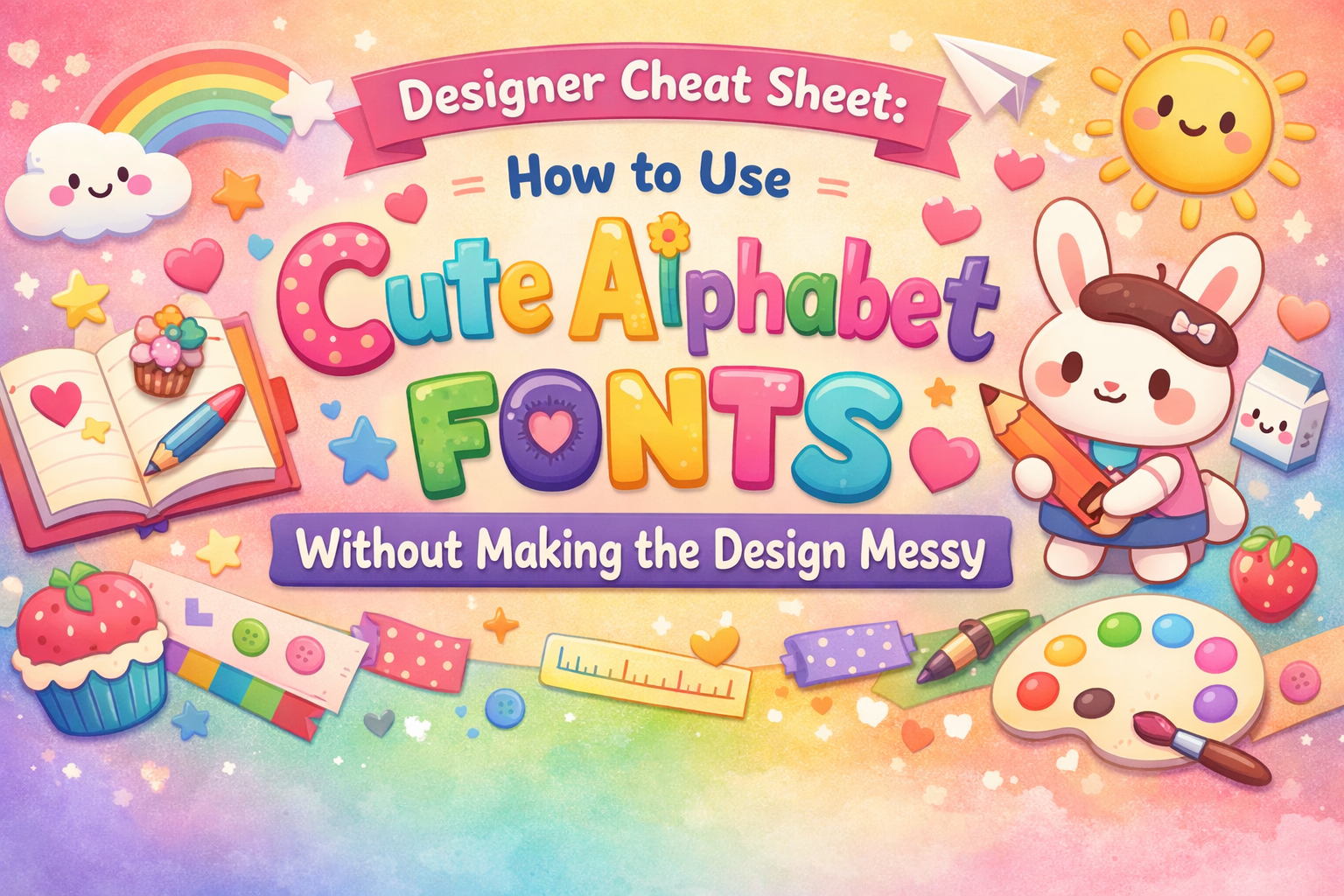 Cute Fonts Alphabet (A–Z): 19 Adorable Alphabets to Download