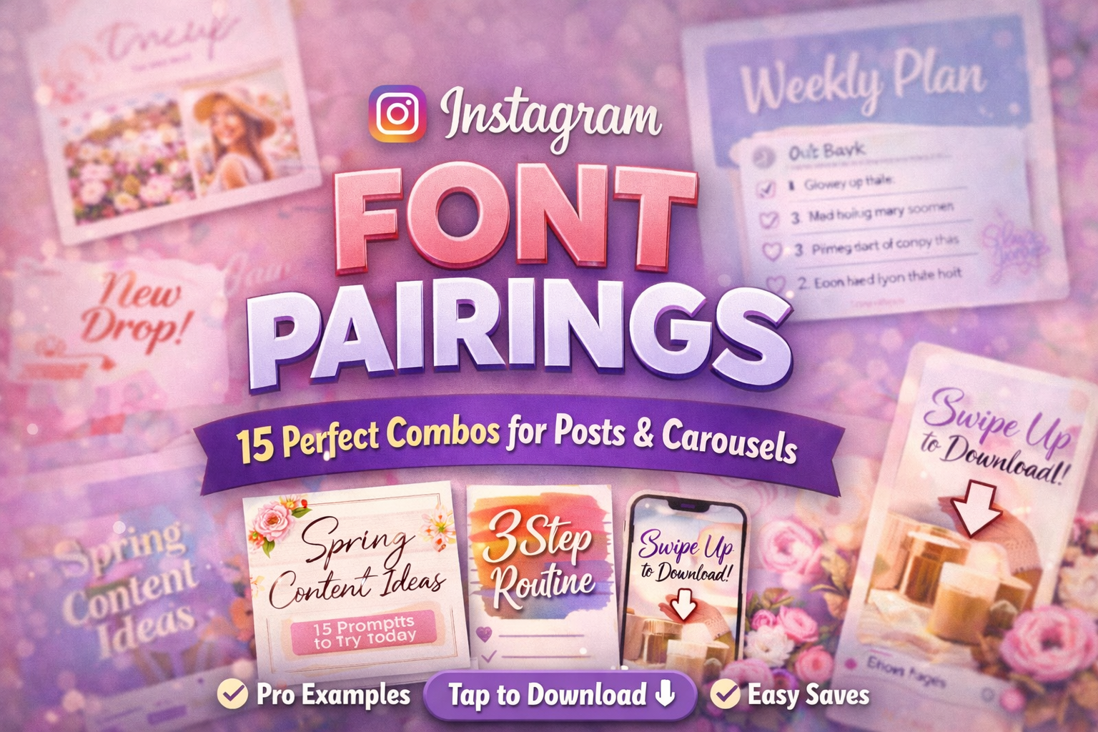 Best Instagram Font Pairings: 15 Combos for Carousels & Reels Covers