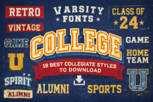 Varsity Fonts: 19 Best Collegiate Styles to Download